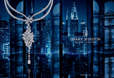 Harry Winston Ads The Jewelry That's On This BAZAAR Editor's Holiday
