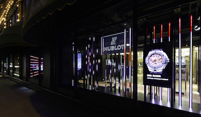 Hublot illuminates Harrods' windows for anniversary celebration ...
