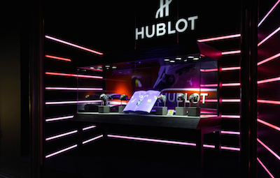 Hublot illuminates Harrods' windows for anniversary celebration ...