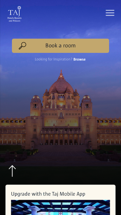 Luxury And Travel Hub: Taj prioritizes booking experience in redesigned ...